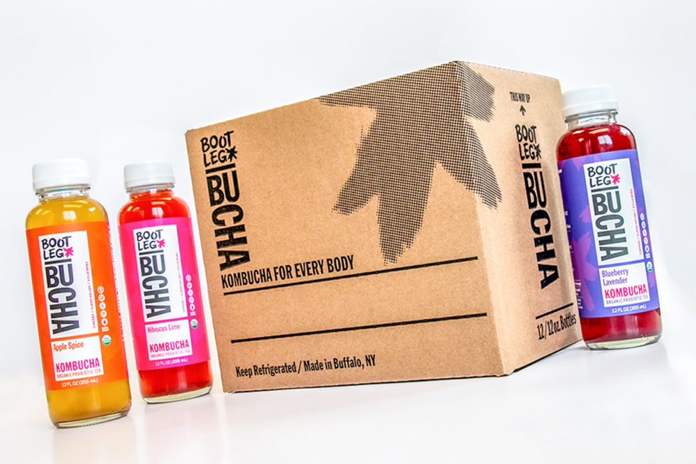 Bootleg Bucha Packaging | Telesco Creative Group